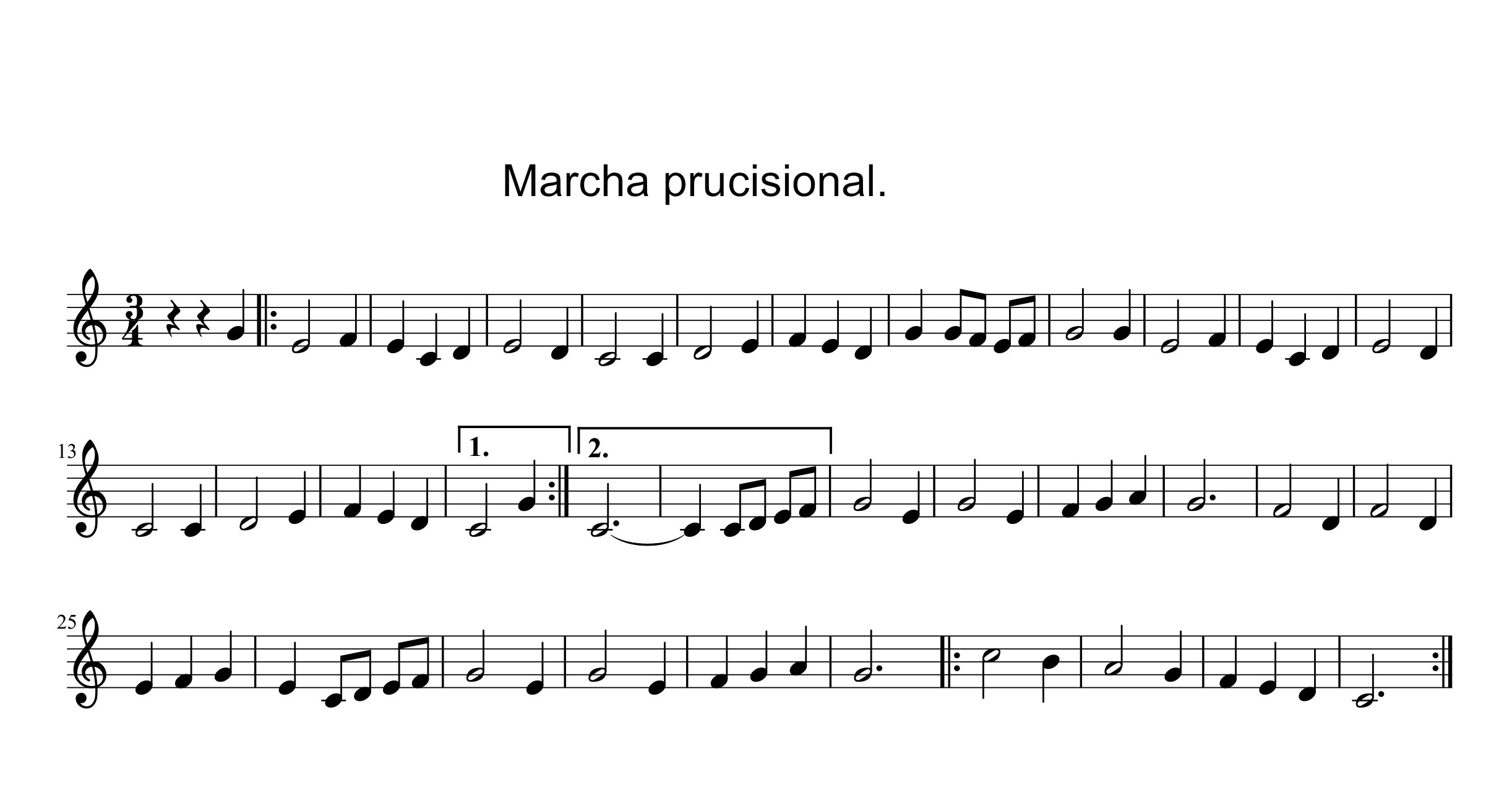 Marcha prucisional