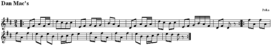 Dan Mac’s (free sheet music)