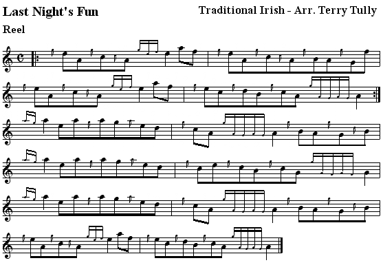 Last Night’s Fun (free sheet music)