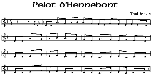 Pelot d’Hennebont (free sheet music)